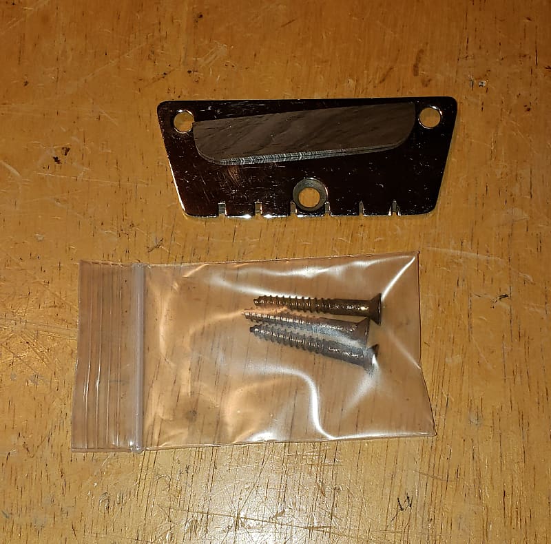 Danelectro/ Silvertone Guitar bridge with NOS Brazillian | Reverb