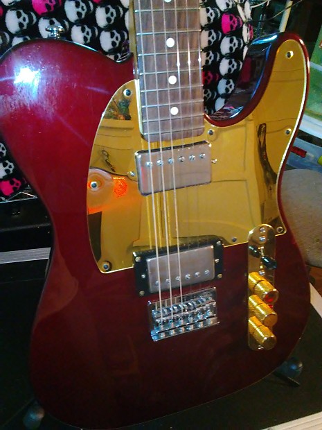 Fender "Iron Man" Telecaster Gold/Maroon | Reverb