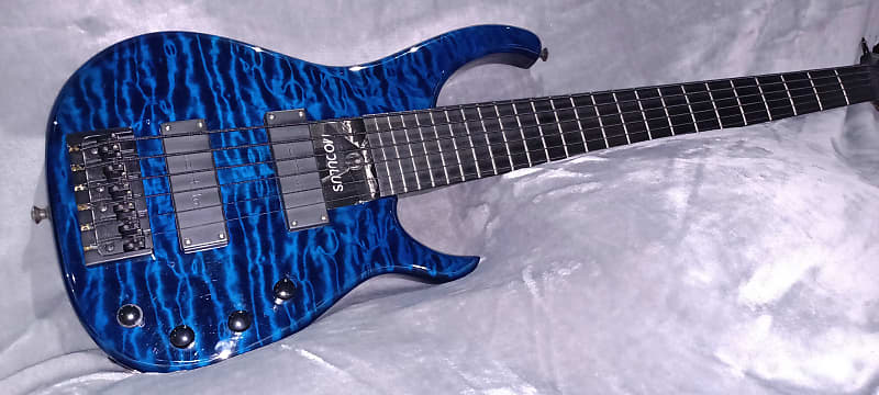 Modulus Quantum 6 Quilted Velvet Blue Finish - Reunion Blues | Reverb
