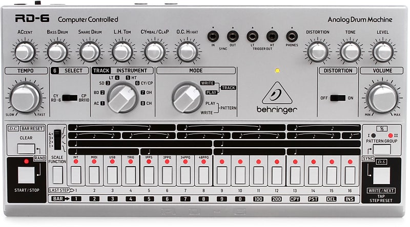 Behringer RD-6 Analog Drum Machine | Reverb