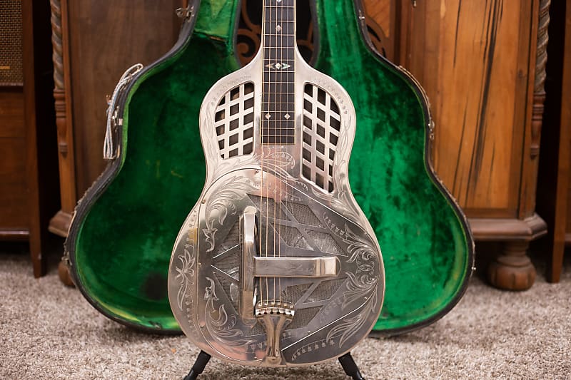 National Style 3 Resophonic Tricone Resonator 1928 - German | Reverb