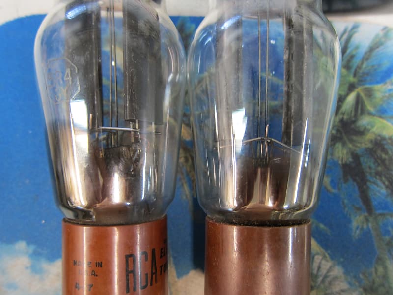 Pr Vintage RCA 5R4GY Coke Bottle Rectifier Tubes, USA, 1950s | Reverb