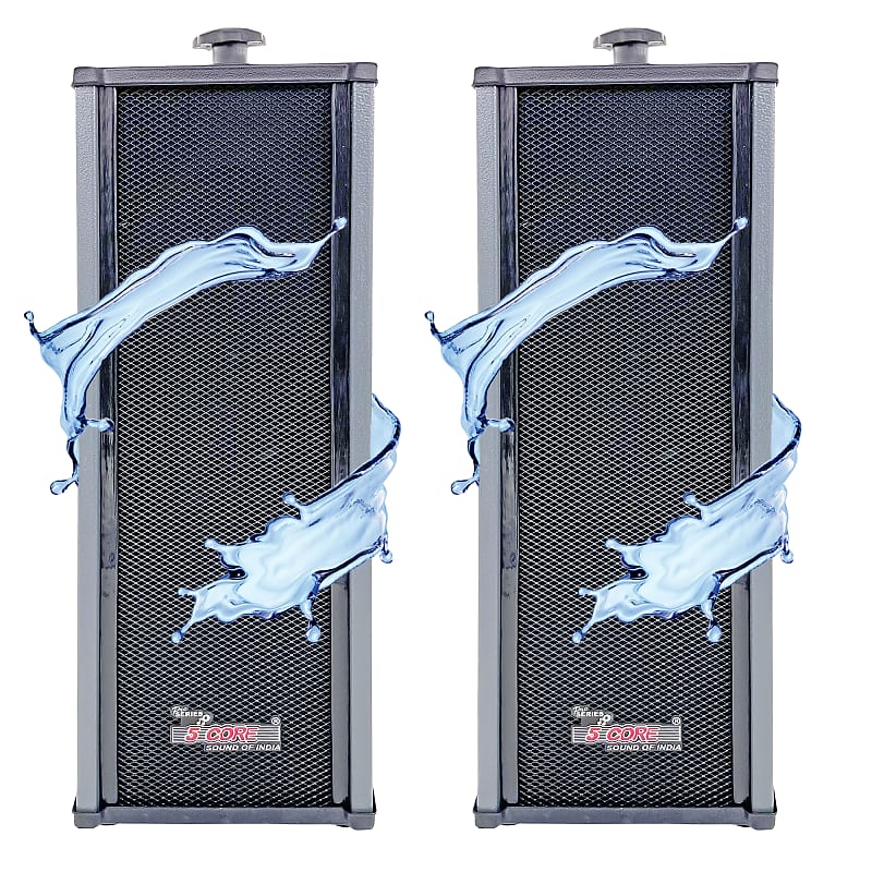 5Core Outdoor Speakers Stereo In Wall 100W Peak Passive Home | Reverb