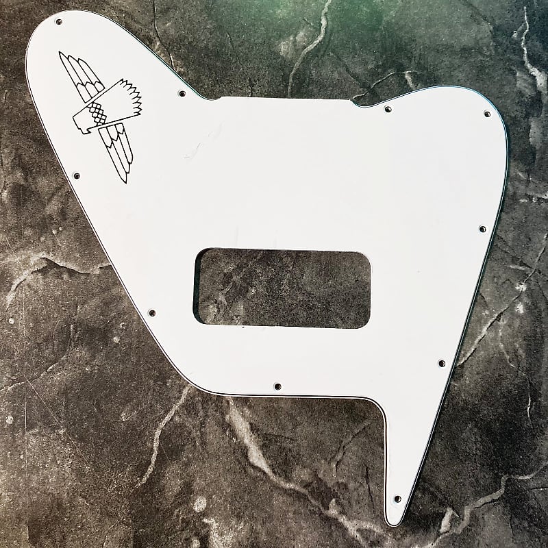 3 Ply White Pickguard for 1965-1969 Gibson Non Reverse | Reverb