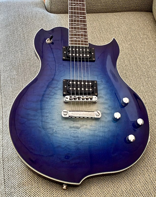 Minarik Lotus Studio Xtreme -- Blue Quilt Burst | Reverb