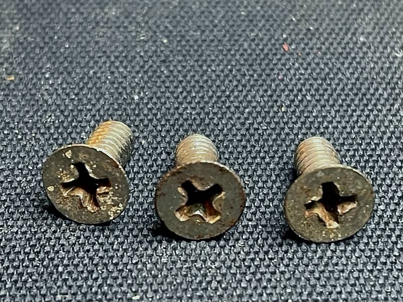 1962 Fender Stratocaster nickel tremolo block screws 50s 60s | Reverb