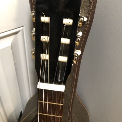 Winston Classical Acoustic Guitar 1970s w/New Strings - case | Reverb