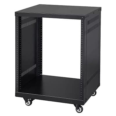 12 Space Component Rack Cabinet | Removable Side Panels for | Reverb