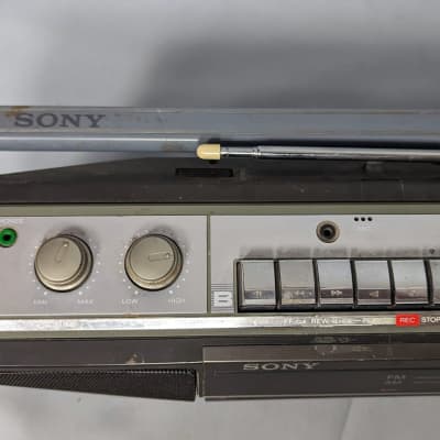 SONY CFS-W301 Boombox AM/FM/Dual Stereo Cassette Player / | Reverb