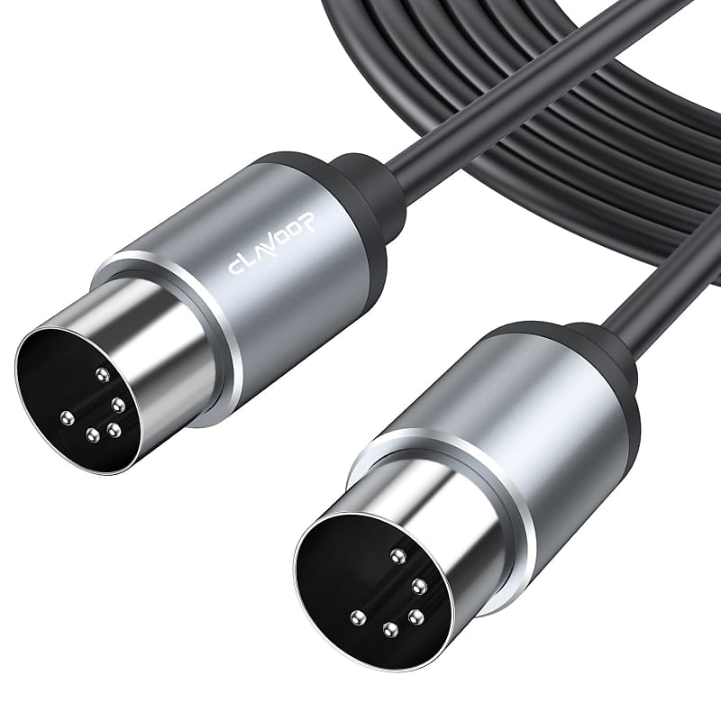 MIDI Cable 10 Feet, 5 Pin DIN MIDI Cables Male to Male MIDI | Reverb