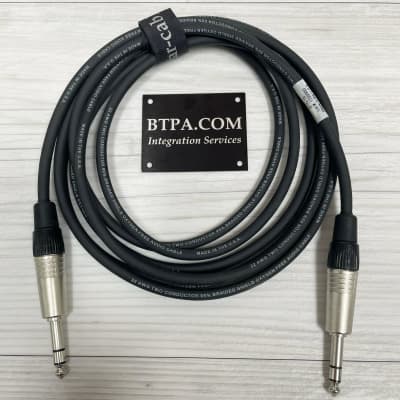 Best-Tronics Pro Audio Balanced 2FT 1/4" Right Angle TRS Pair | Reverb