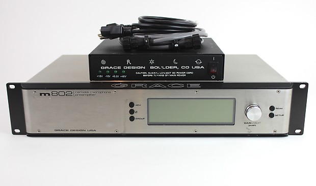 Grace Design M802 Eight Channel Mic Preamp M-802 Pre | Reverb