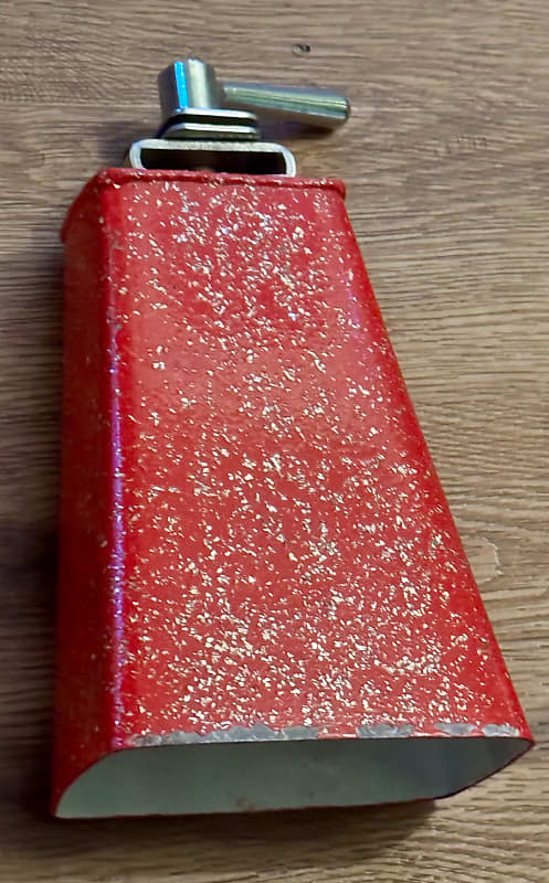 Vintage Cowbell Red Gold Metal Flake 7" | Reverb