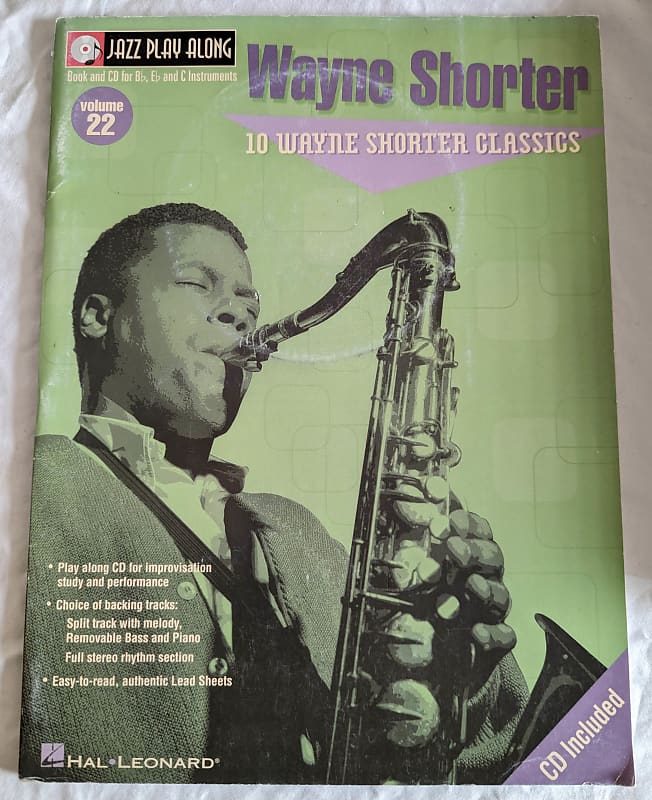 Wayne Shorter 10 Classics Jazz Play Along CD Volume 22 Sheet | Reverb