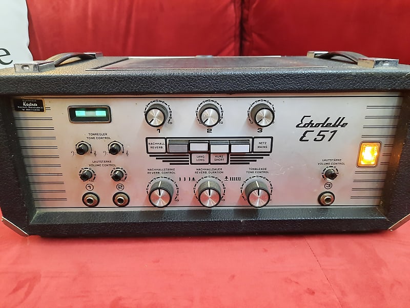 Echolette E51 1970 schwarz/silber | Reverb
