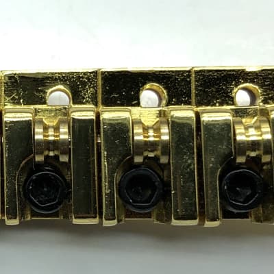 Dual Locking Roller Bridge Gold | Reverb