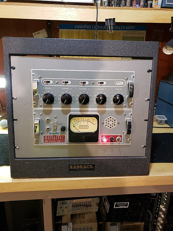 Magna Sync 4 Channel Mixer Mic Preamp Tube 1950s | Reverb