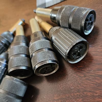 Telefunken AKG Neumann 3 Pin Large Tuchel Female Connectors | Reverb