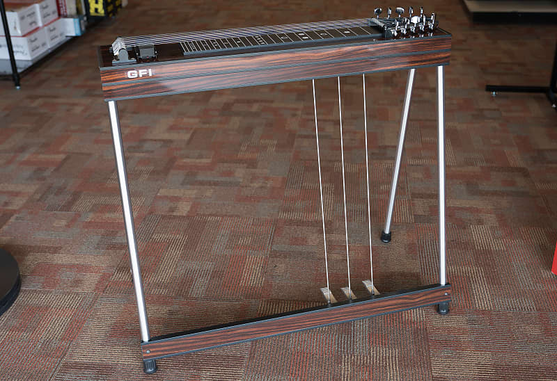 GFI System S-10SM Pedal Steel Guitar 3x4 - Vintage Wood | Reverb