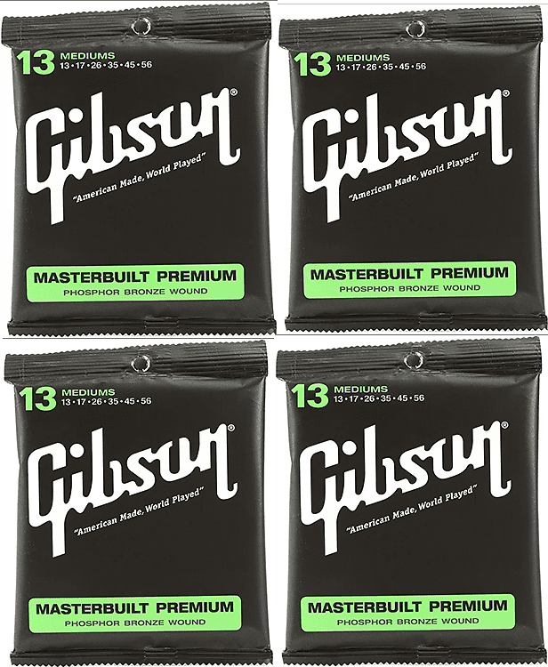 Gibson Masterbuilt Premium Phosphor Bronze Medium Acoustic | Reverb