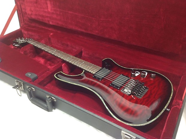 Schecter Hellraiser 006 Electric Guitar/Crimson Red | Reverb