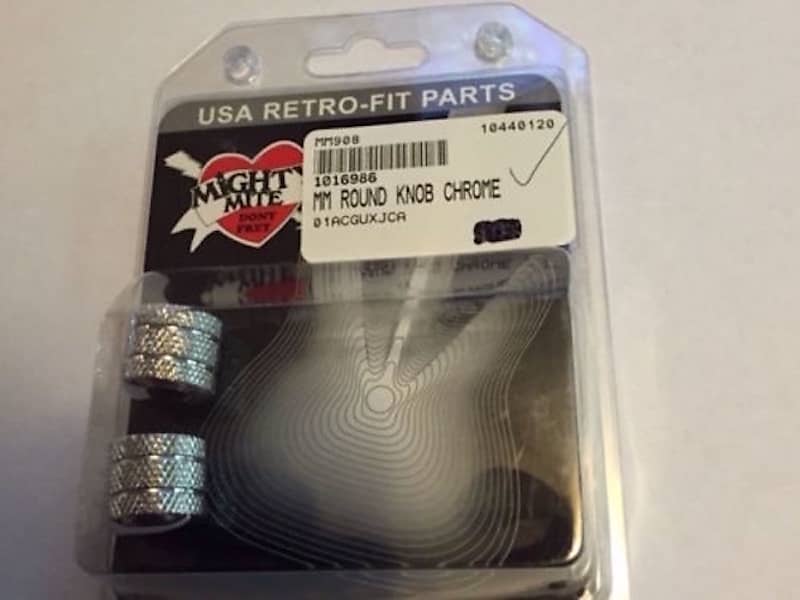 Mighty Mite MM908 Round Knob Chrome | Reverb