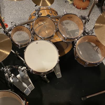 DW Short Stack black badge. 1997 Natural maple | Reverb