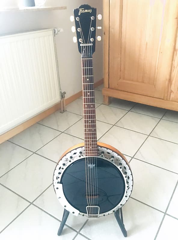 Framus Guitar Banjo Standard 200 series vintage 1970 - brown | Reverb