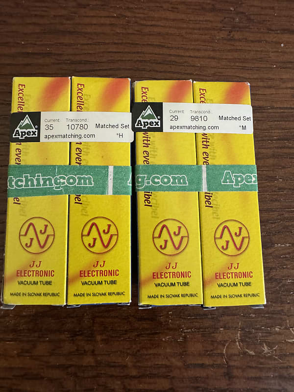 JJ Tubes Apex Matched EL84 Matched 2024 | Reverb