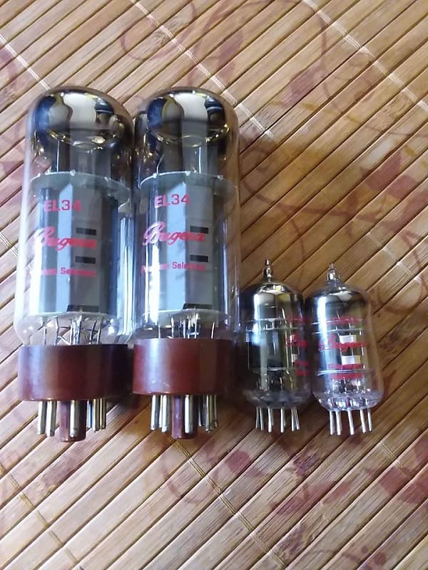 Bugera amp tubes set. EL34, ECC83A. EUC | Reverb