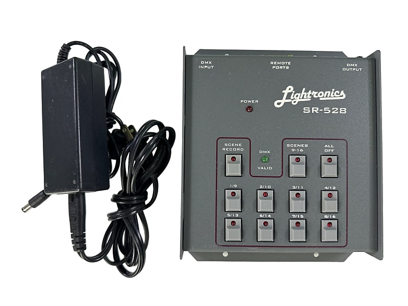 Lightronics SR – 528 REMOTE ZONE CONTROLLER with Power Supply | Reverb