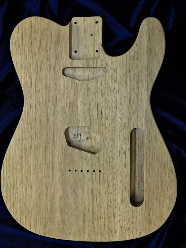 Aged Butternut Telecaster Tele Wood Body Standard 3lbs14oz | Reverb