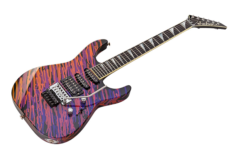Jackson USA Custom Shop Soloist SL1 - Interference Splatter | Reverb