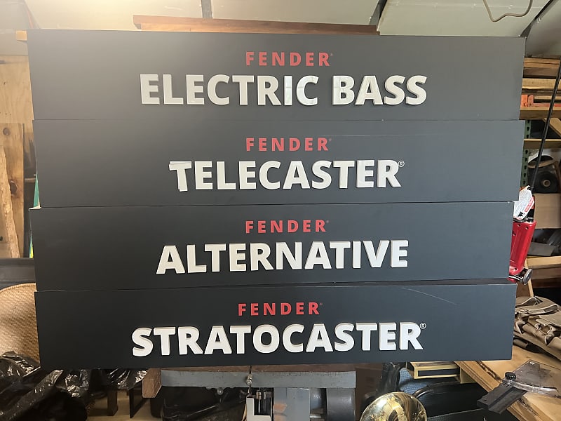 Fender 4 Dealer add display signs | Reverb