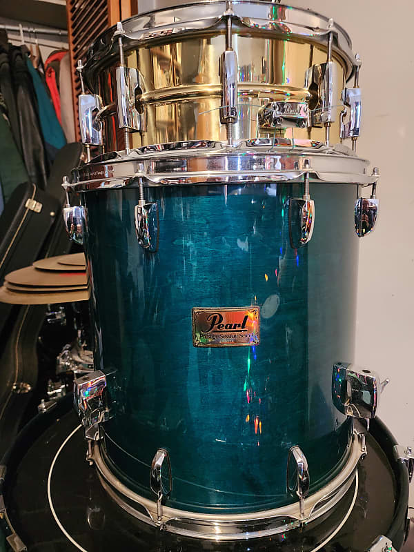 Pearl Prestige sessions select Mid 90s - Dark Teal Blue | Reverb