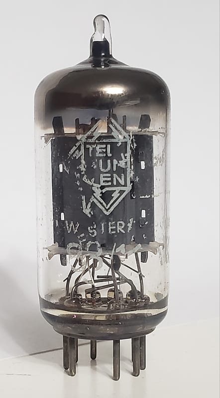 Telefunken Smooth Long Plate ECC83 12AX7 1960's | Reverb