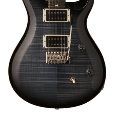 PRS CE Custom 24 Electric Guitar - Fire Red Smokeburst with | Reverb