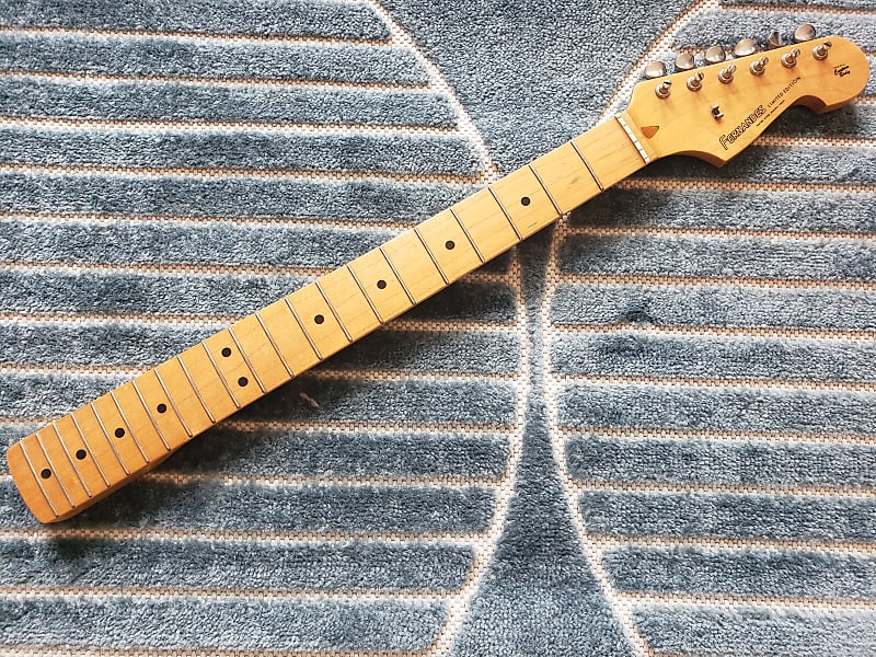 Fernandes Strat Style Neck and Tuners 1990s | Reverb