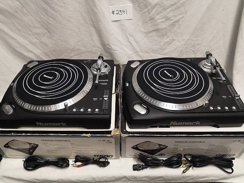 Numark TT500 Direct Drive Professional DJ Turntables #2341 | Reverb