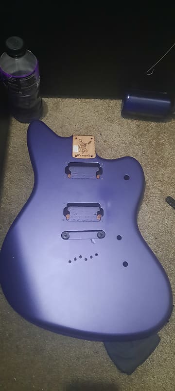 Warmoth Jazzmaster Body- Satin metallic purple | Reverb