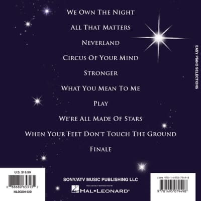 Finding Neverland - Easy Piano Selections Easy Piano Vocal | Reverb