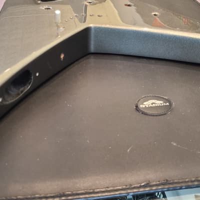 Jackson Flying V Electric Guitar Body only Silver metallic | Reverb