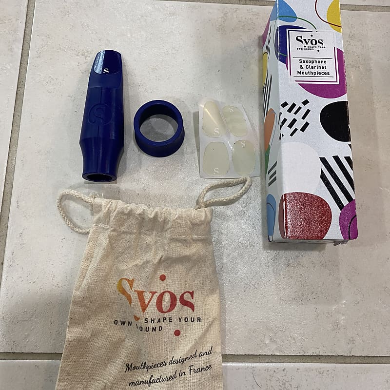 Syos Spark Tenor Sax Mouthpiece 7 with Ligature - Phantom | Reverb