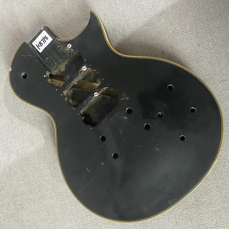 HHH Black Single Cut Guitar Body DIY Project | Reverb