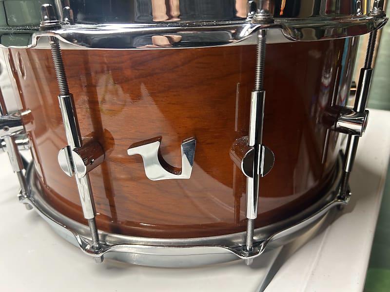Unix Snare drum steam bent cherry one ply drum - Cherry | Reverb