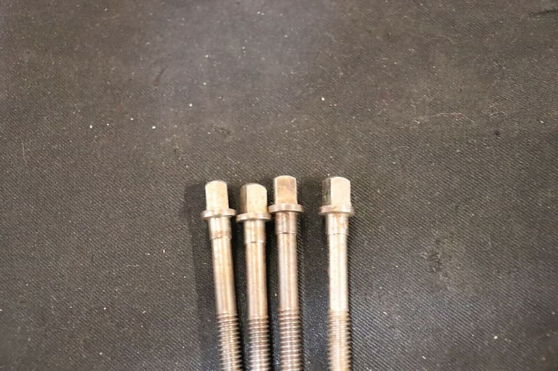 Slingerland Radio King Tension Rods 1950's Nickel 2 3/4" 4pk | Reverb