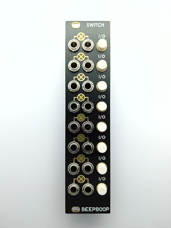 Beepboop 8 channel switch eurorack module 2021 Black | Reverb