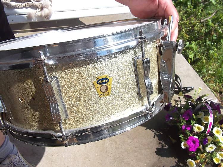 Vintage Late 1950's LUDWIG WFL Classic 5.5"x14" Snare Drum NO | Reverb