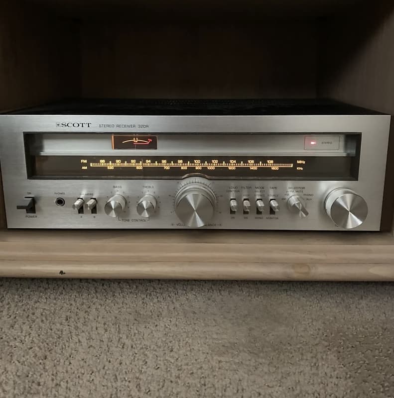 Scott 320R Stereo Receiver - Silver | Reverb