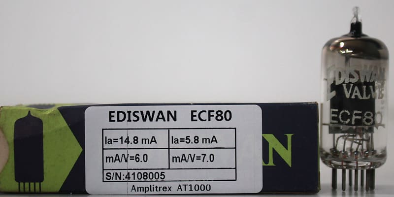 ECF80 EDISWAN made in ENGLAND Amplitrex Tested | Reverb